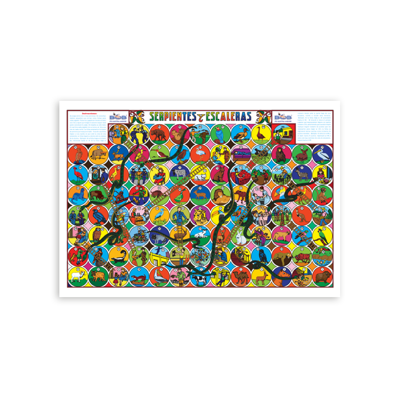 Ediciones Bob | Serpientes y Escaleras (1 pza)